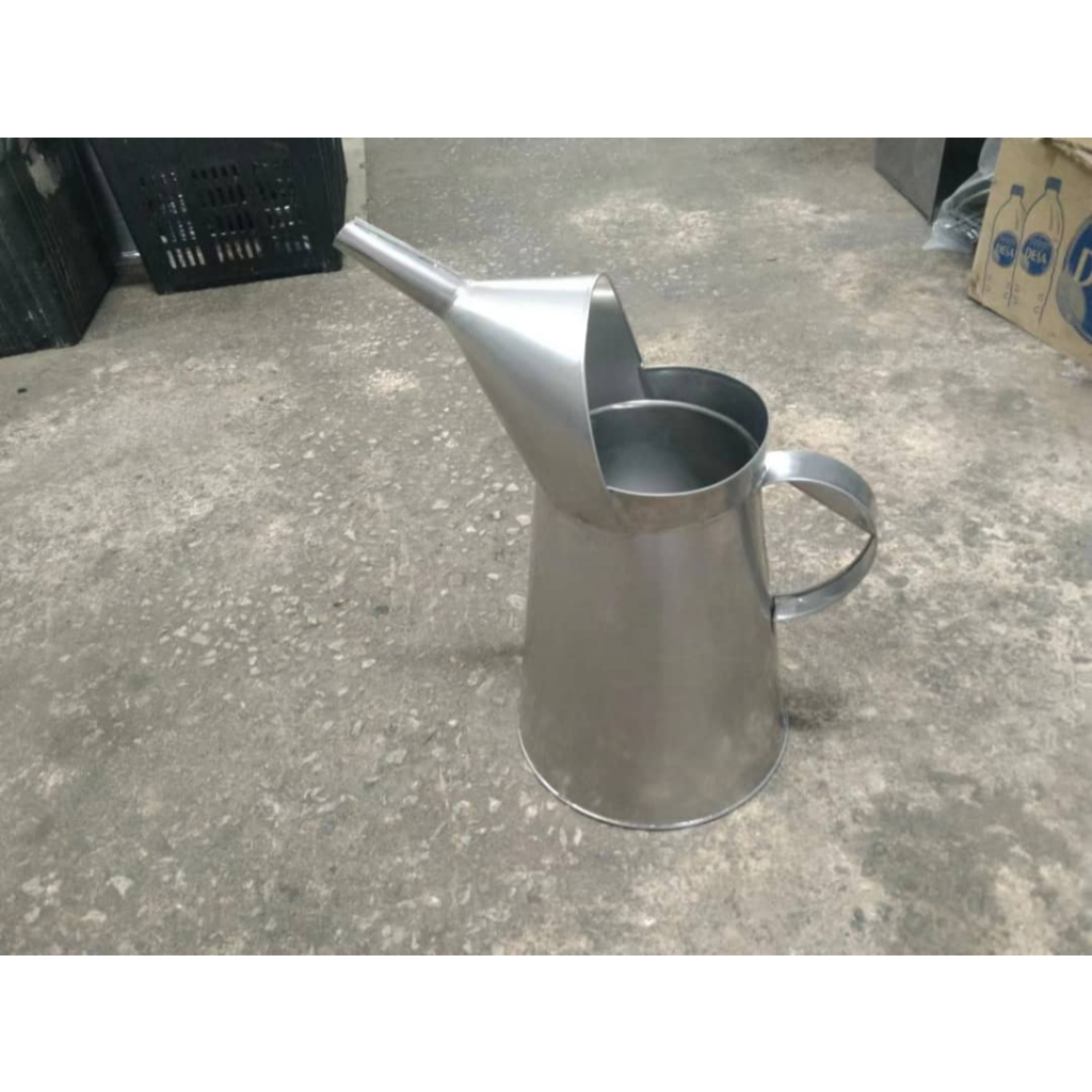 ZINE Minyak Liter,Bottle Zine Liter / Botol Sukat /Tin Jug ~ 5 LITER ...