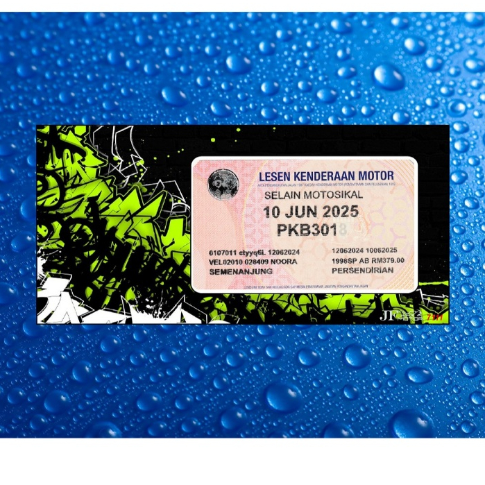 Car Roadtax Sticker Small Size Sticker 2024 Cukai Jalan 2024 Roadtax ...