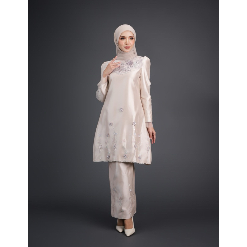 HIJABISTAHUB MINOR DEFECT IRDINA KURUNG(CHAMPAGNE) | Shopee Malaysia