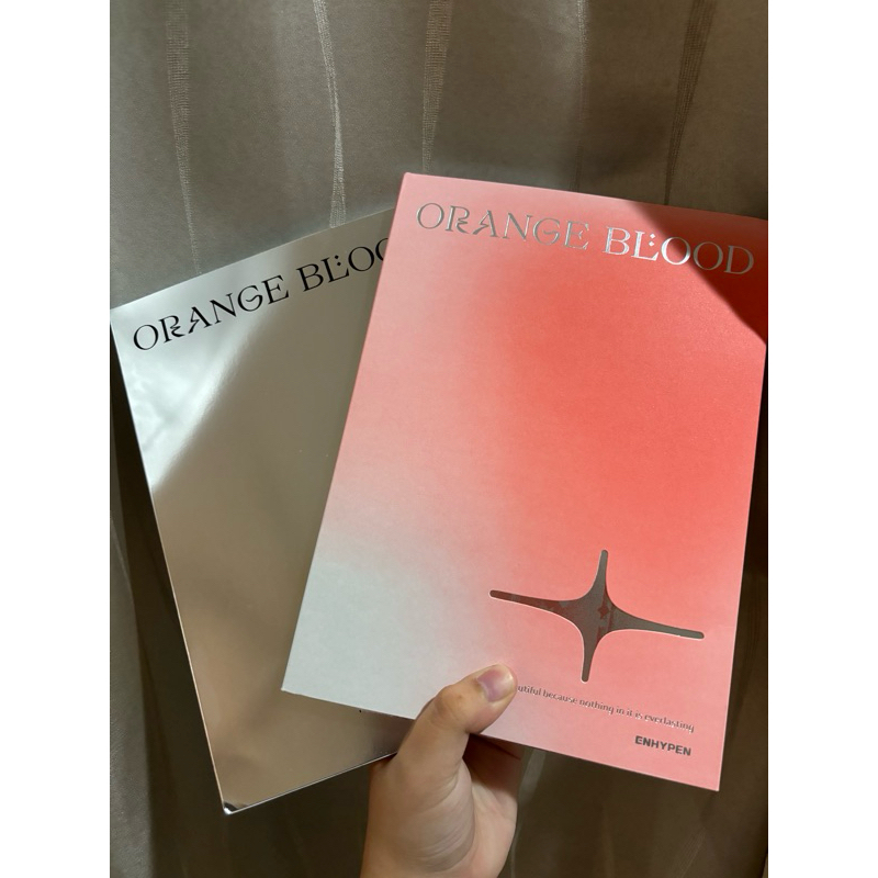 ENHYPEN ORANGE BLOOD SEALED & UNSEALED ALBUM PERFUME | Shopee Malaysia