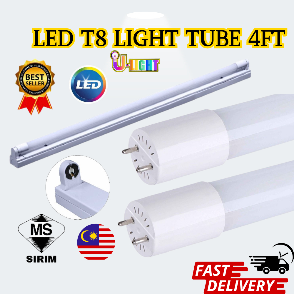 (SIRIM) T8 LED LIGHT TUBE 4FT/LAMPU PANJANG/LAMPU RUMAH/LED LIGHT TUBE | Shopee Malaysia