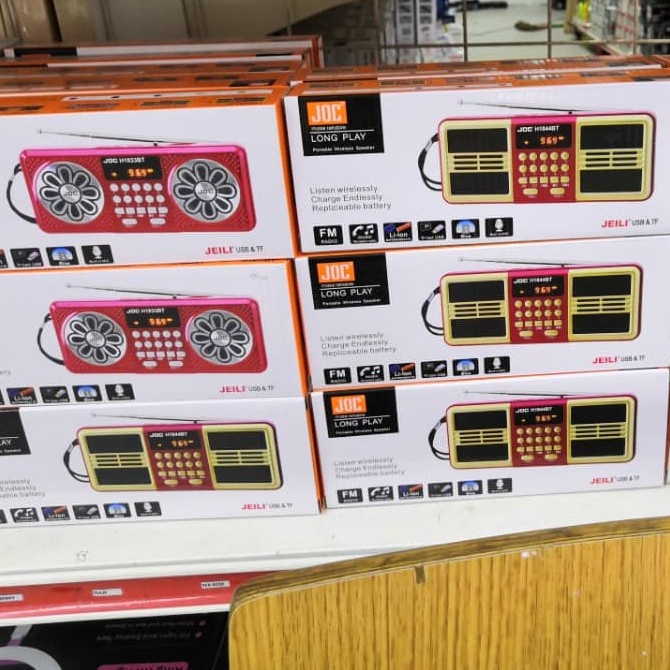 ORIGINAL JOC H1811BT FM Radio Bluetooth Rechargeable 18650 Battery Make ...
