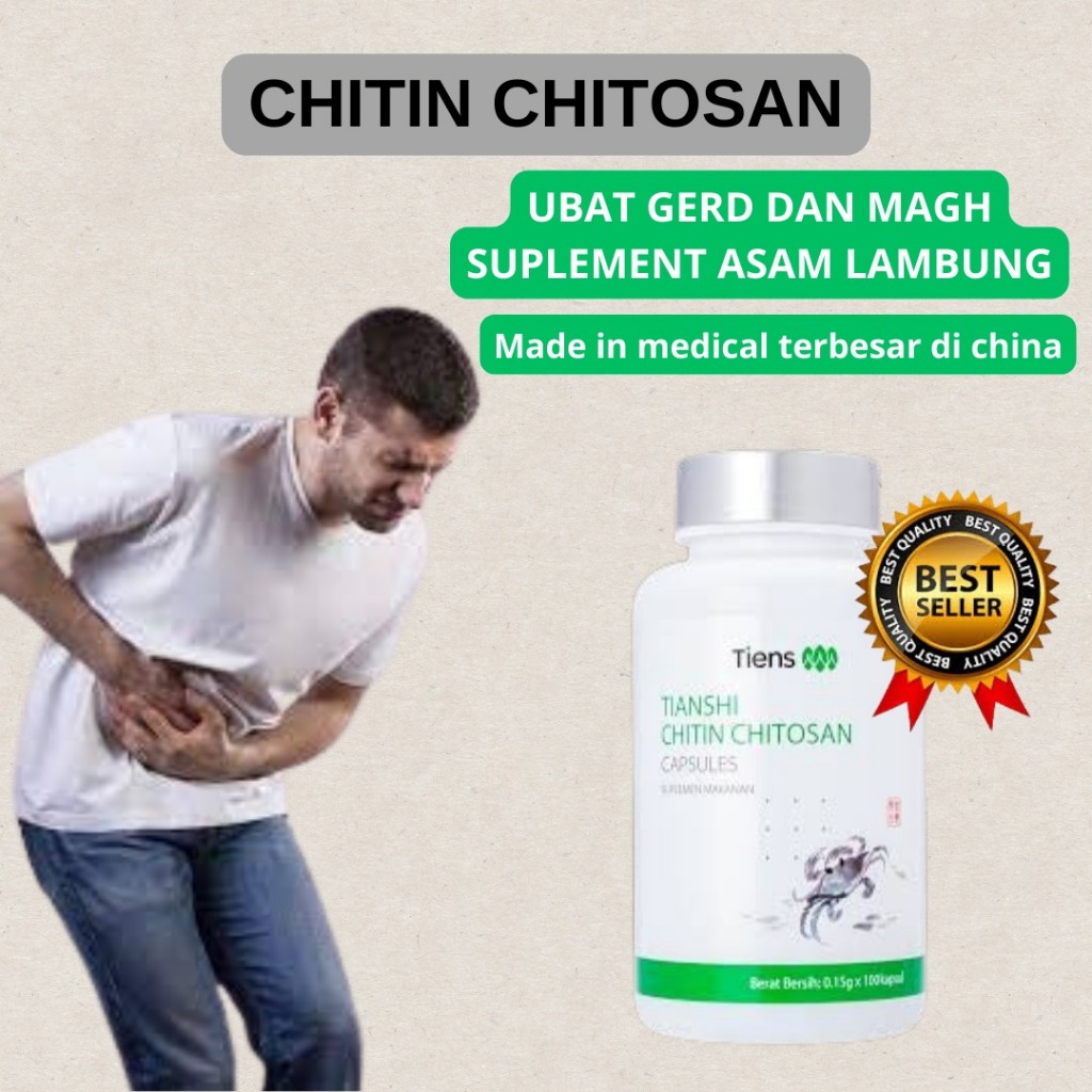 CHITIN CHITOSAN CAPSULE - GERD ASAM LAMBUNG 100% ORIGINAL | Shopee Malaysia