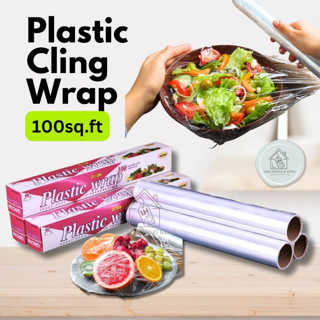 [30m*30.5cm] Multipurpose Cling Wrap/ Plastic Food Wrap Food Wrapping ...