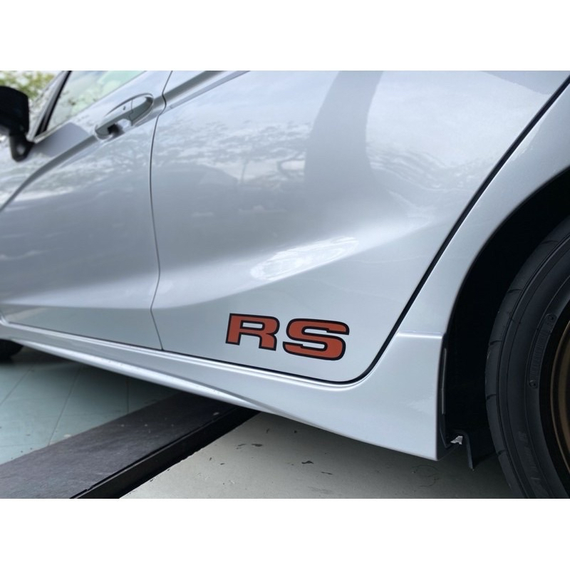 (Ready Stock) S1404# 2pcs Sticker RS JDM HONDA JAZZ / FIT GK 'RS ...