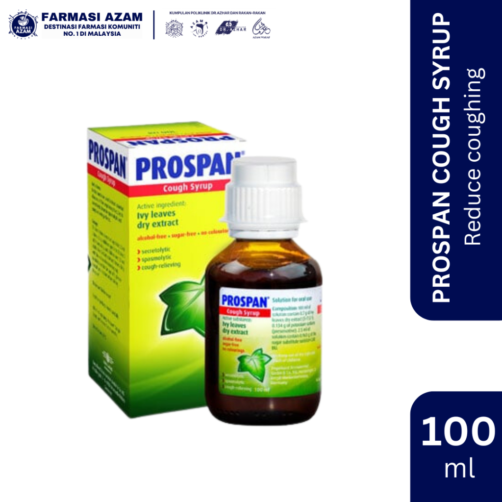 PROSPAN COUGH SYRUP 100ML (EXP 01/27) | Shopee Malaysia