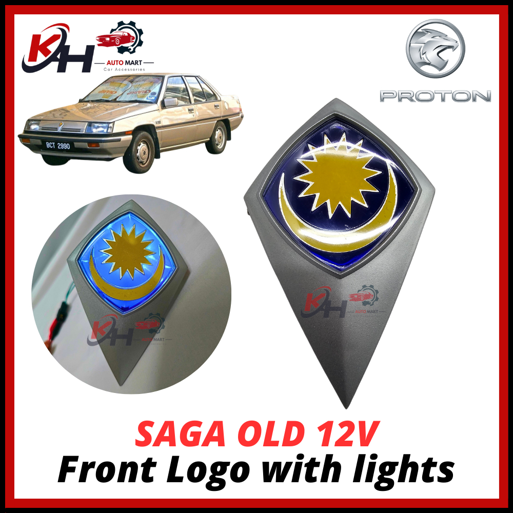 PROTON SAGA Lama Old 8V /12V (1985-1992) Front Grille Logo Badge Emblem ...