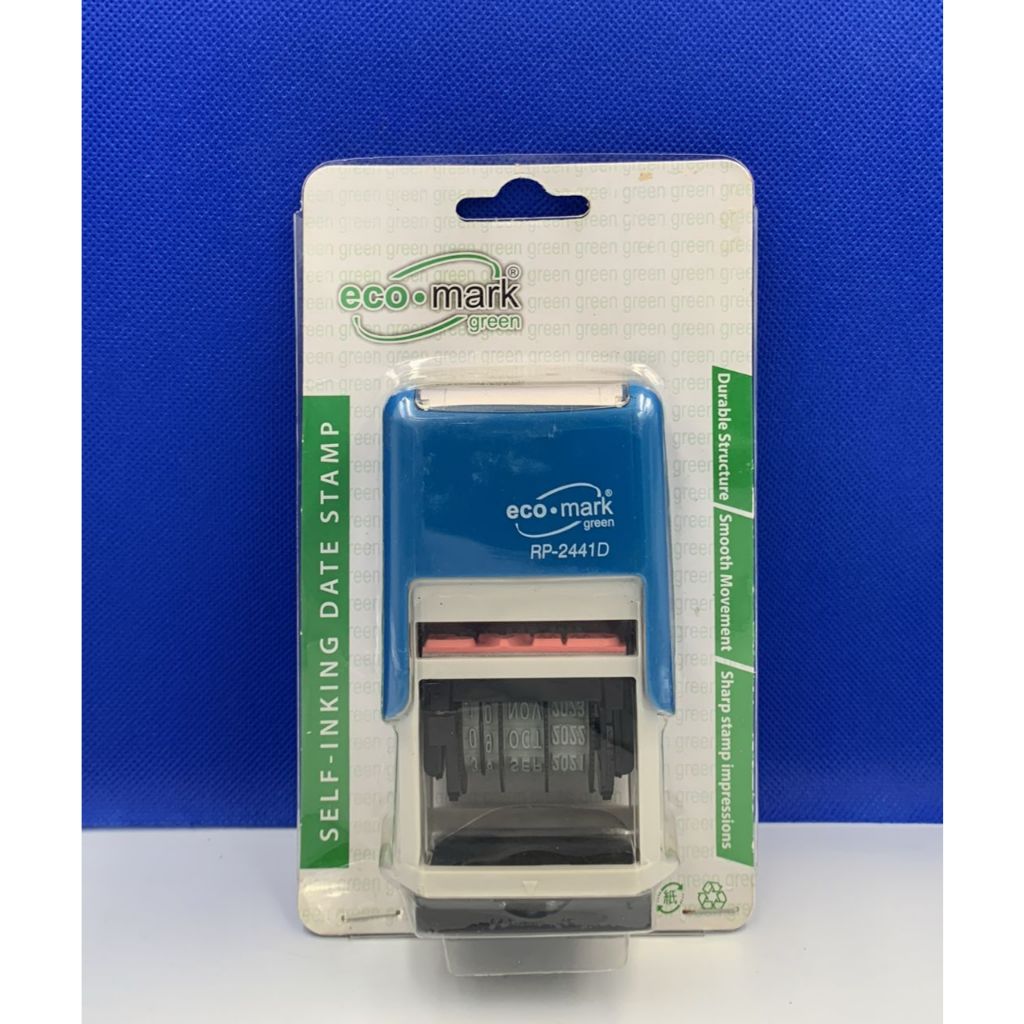 Eco Mark (Green) Self Inking (PAID) Date Stamp RP-2441D | Shopee Malaysia
