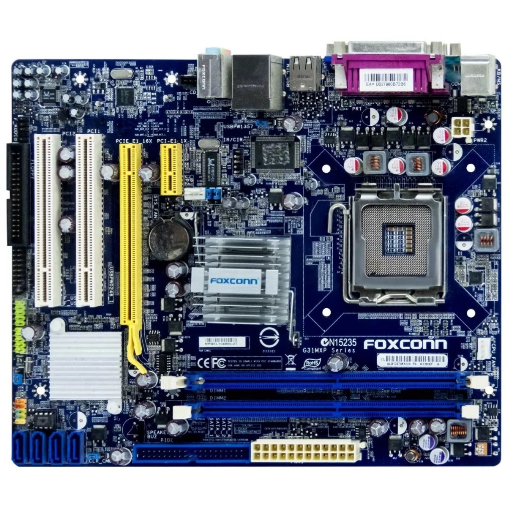🔥Msia Ready Stock 24hr Ship🔥 FOXCONN G31MXP-K INTEL G31 LGA775 2x DDR2 ...