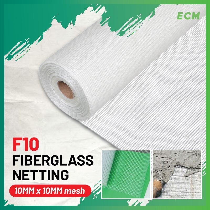 10MM BIG MESH F10 FIBERGLASS NETTING (FULL ROLL 1M X 50M) FIBERGLASS ...