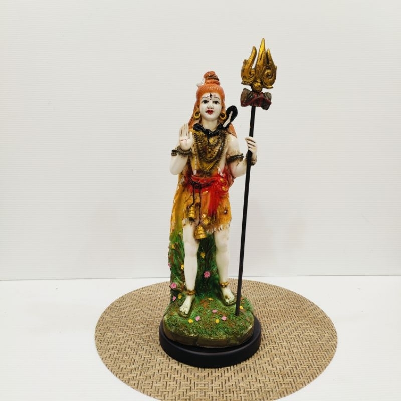 SHIVAN SIVAN STATUE Blessing Posture with Trishulam Standing Shivan ...
