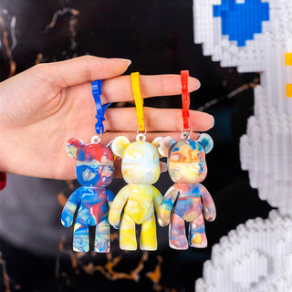 DIY Fluid Bearbrick Mini Bear Paint Handmade Kids Toys Education Art ...