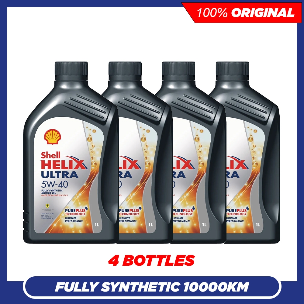 SHELL HELIX ULTRA 5W40 SP Fully Synthetic Engine Oil (4 x 1L) HK | Shopee Malaysia