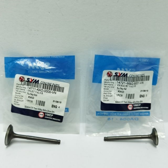 SYM JET 14 125i 200i VALVE IN & EX (1SET) 100% original | Shopee Malaysia