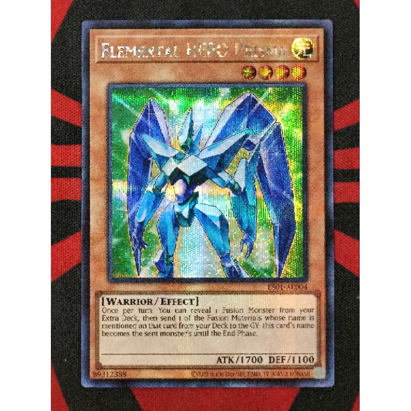 YUGIOH KONAMI ES01-AE004 Elemental HERO Prisma (Secret Rare/Super Rare) | Shopee Malaysia