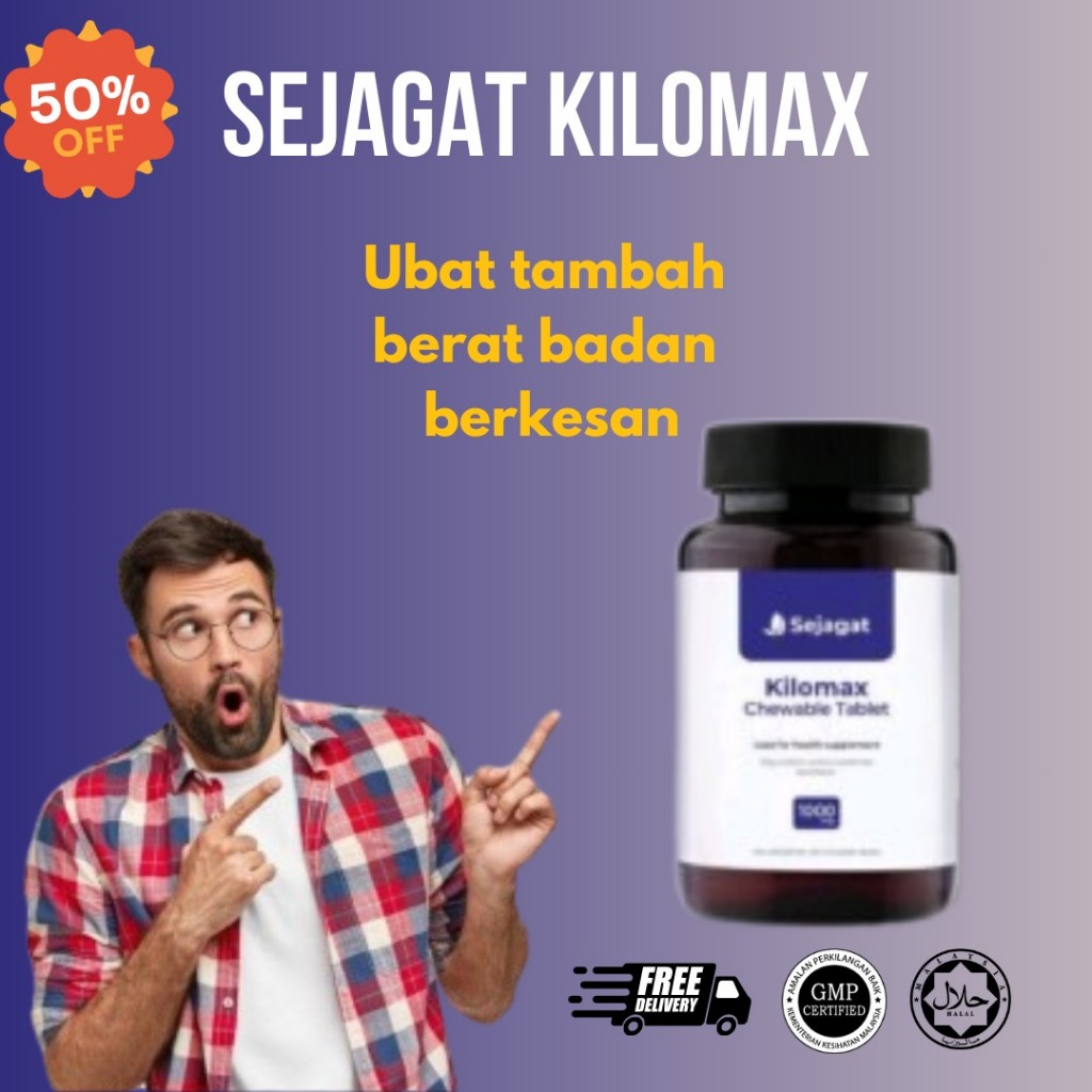 SEJAGAT KILOMAX Original Protein Weight Mass Gain, Tambah Berat Badan ...