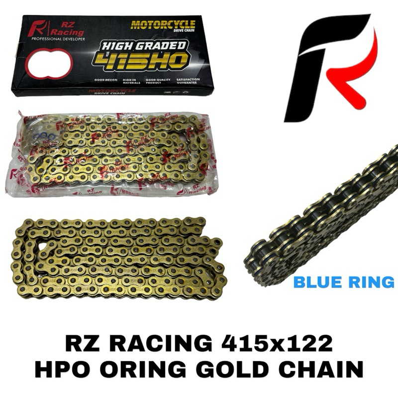 RZ RACING 415/428HOz122L ORING GOLD CHAIN OFFER | Shopee Malaysia