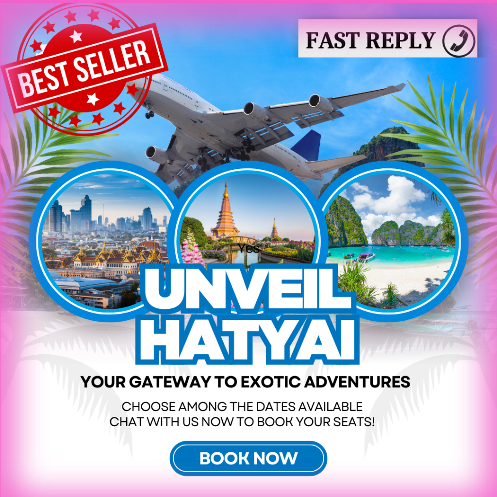 [PAKEJ HATYAI PROMO] PAKEJ KE HATYAI PELBAGAI DATE AVAILABLE | Shopee Malaysia