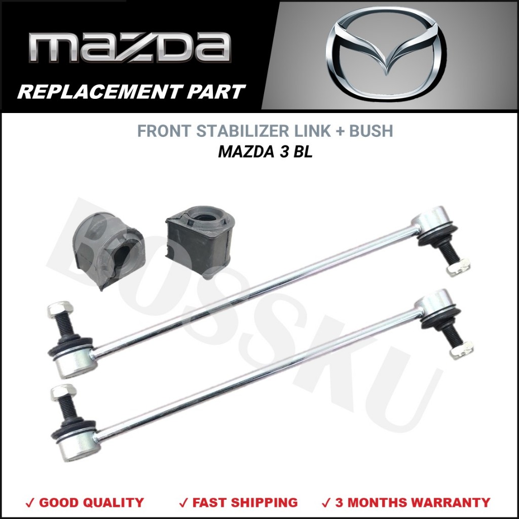 FRONT STABILIZER LINK + FRONT STABILIZER BUSH - MAZDA3 BK BL (2003-2013 ...
