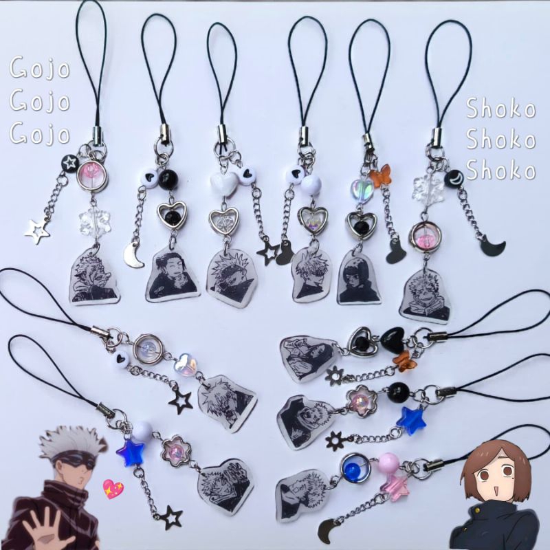 【PuCa】JJK KEYCHAIN/JUJUTSU KAISEN/GOJO/GETO/SATORU/SUGURU/ANIME/MANGA ...