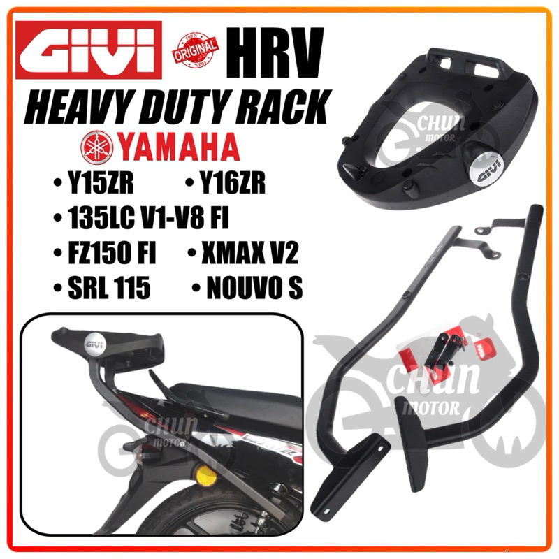 Original HEAVYDUTY RACK GIVI HRV Rack Yamaha NVX Y15ZR 135LC V1-V7 ...