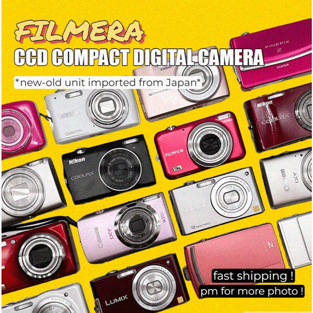 Japan Imported CCD Compact Digital Camera Point & Shoot New-Old Unit ...