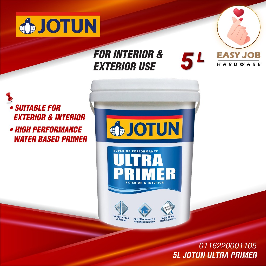 5L Jotun Paint Ultra Primer For Interior And Exterior Wall Paint ...