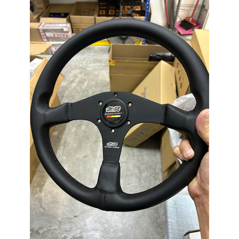HONDA STEERING GRADE AAA MUGEN CIVIC TYPE R DC5 ALCANTARA / LEATHER ...