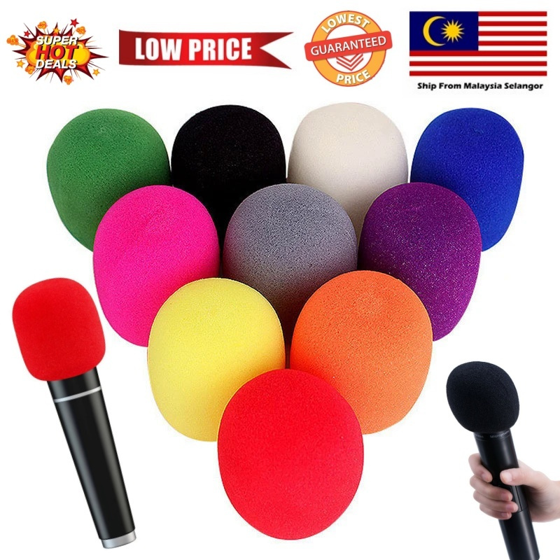 🇲🇾 🏆Hot Selling🔥 Professional Protective Microphone Mic Sponge Foam ...