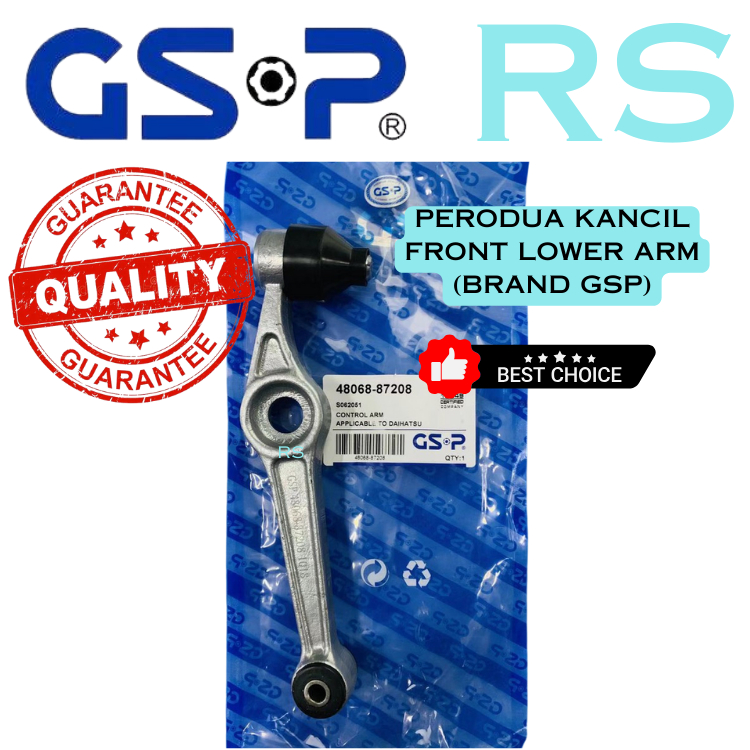 Perodua Kancil 660 850 GSP Front Lower Arm with Bush (100% Original GSP ...