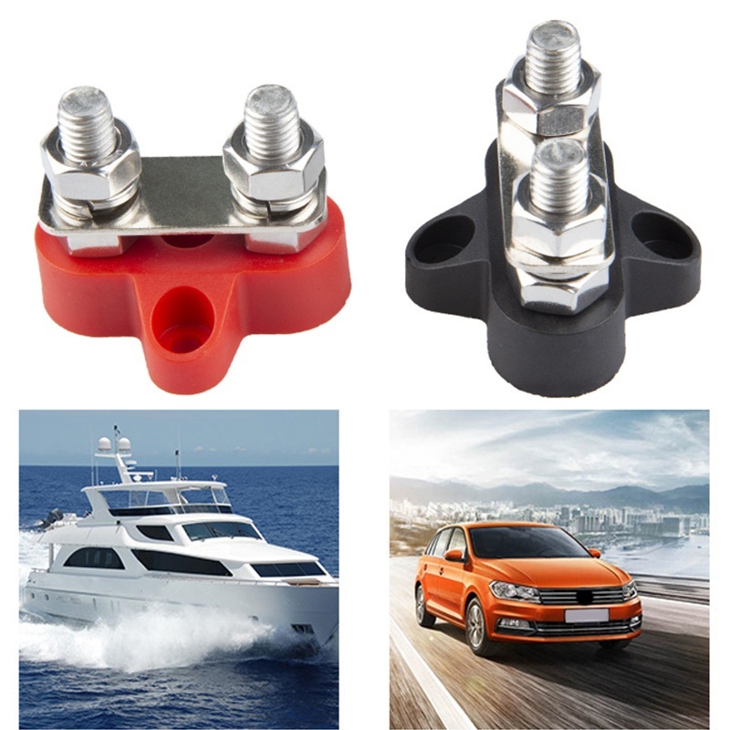 M6 M8 M10 12-48V Bus Bar Connector Terminal Block Studs Battery Power Distribution Terminal Stud ...