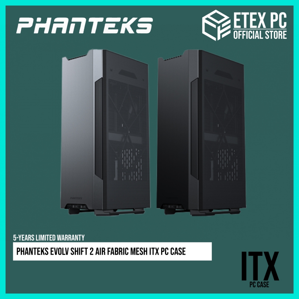 Phanteks Evolv Shift 2 Air Fabric Mesh ITX PC Case - Satin Black ...