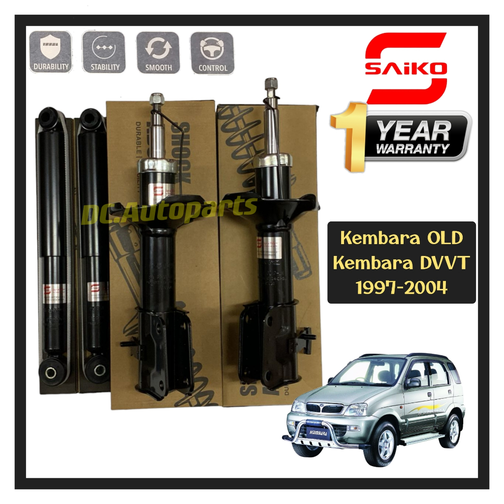 (WARRANTY 1 YEAR) SAIKO ABSORBER PERODUA KEMBARA OLD / KEMBARA DVVT ABSORBER FRONT / REAR ...