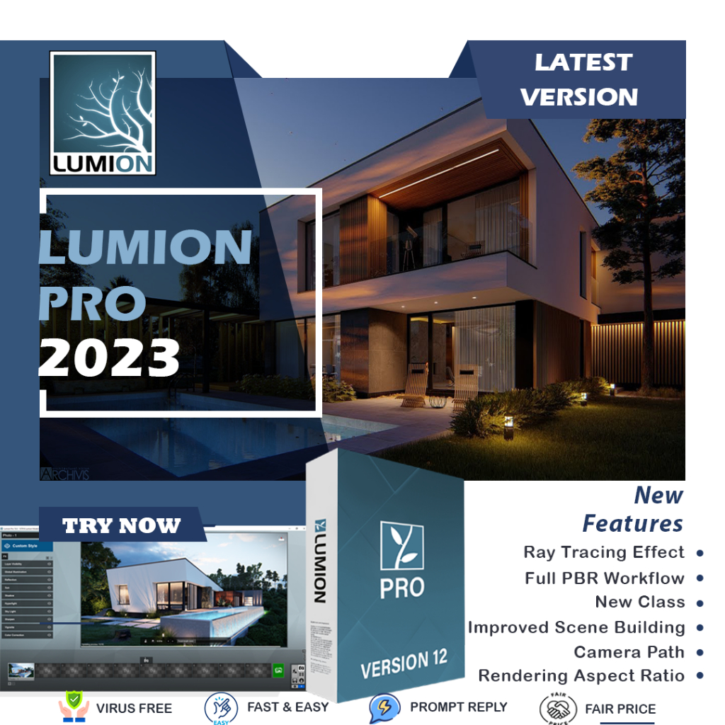 Lumion Pro 2024 | 2025 Latest Full Version | Lifetime | 3D Rendering ...