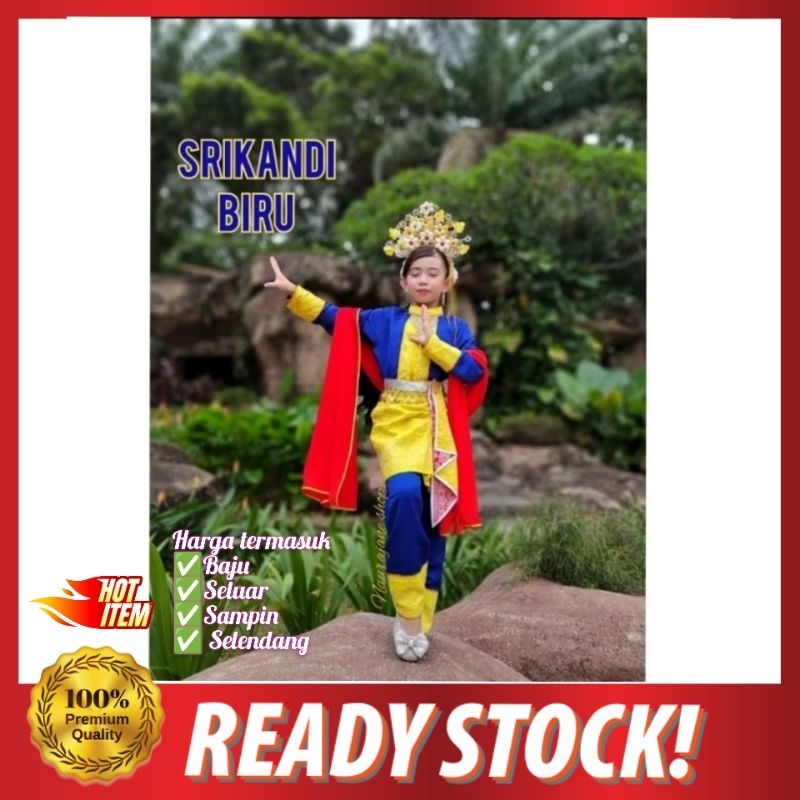 SRIKANDI BIRU . BUSANA / BAJU MERDEKA | Shopee Malaysia