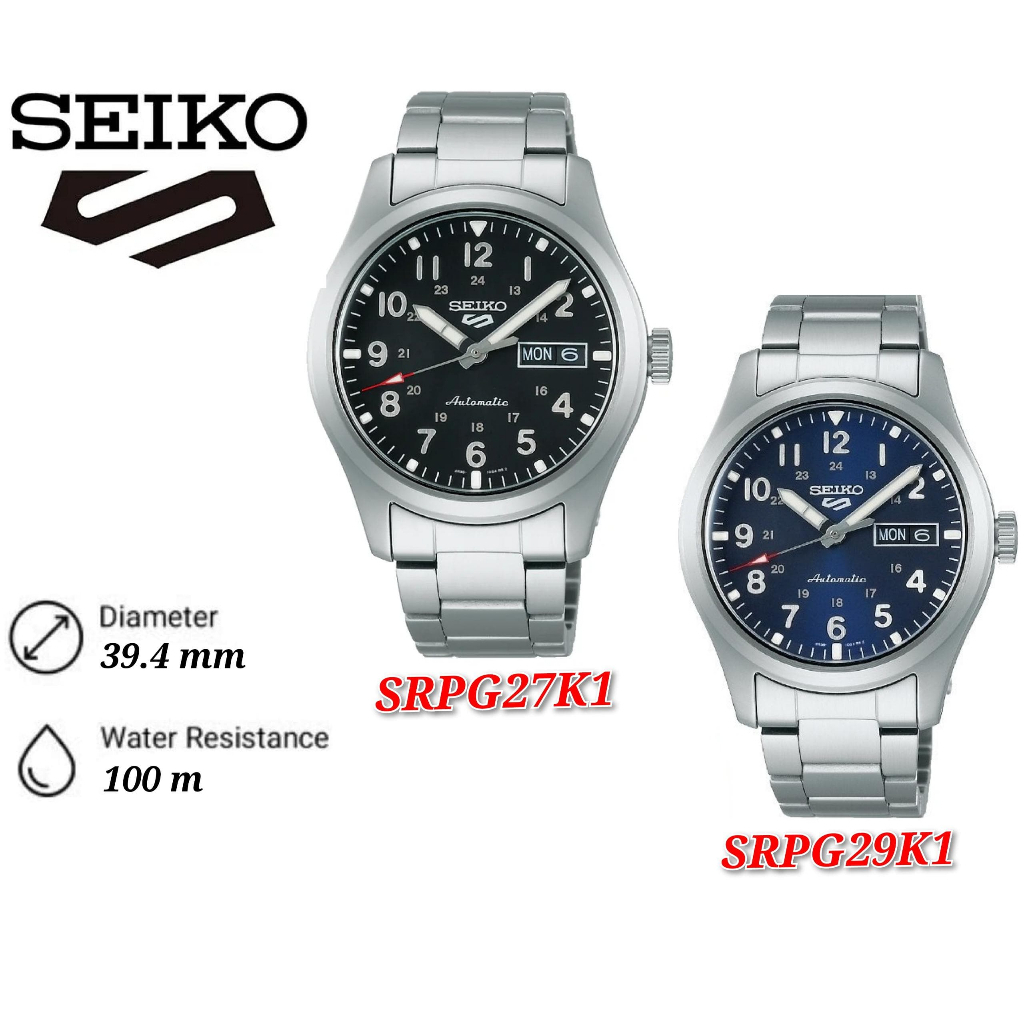 Seiko 5 Sports Superman SRPG29K1 / SRPG27K1 Automatic 100M Hardlex ...