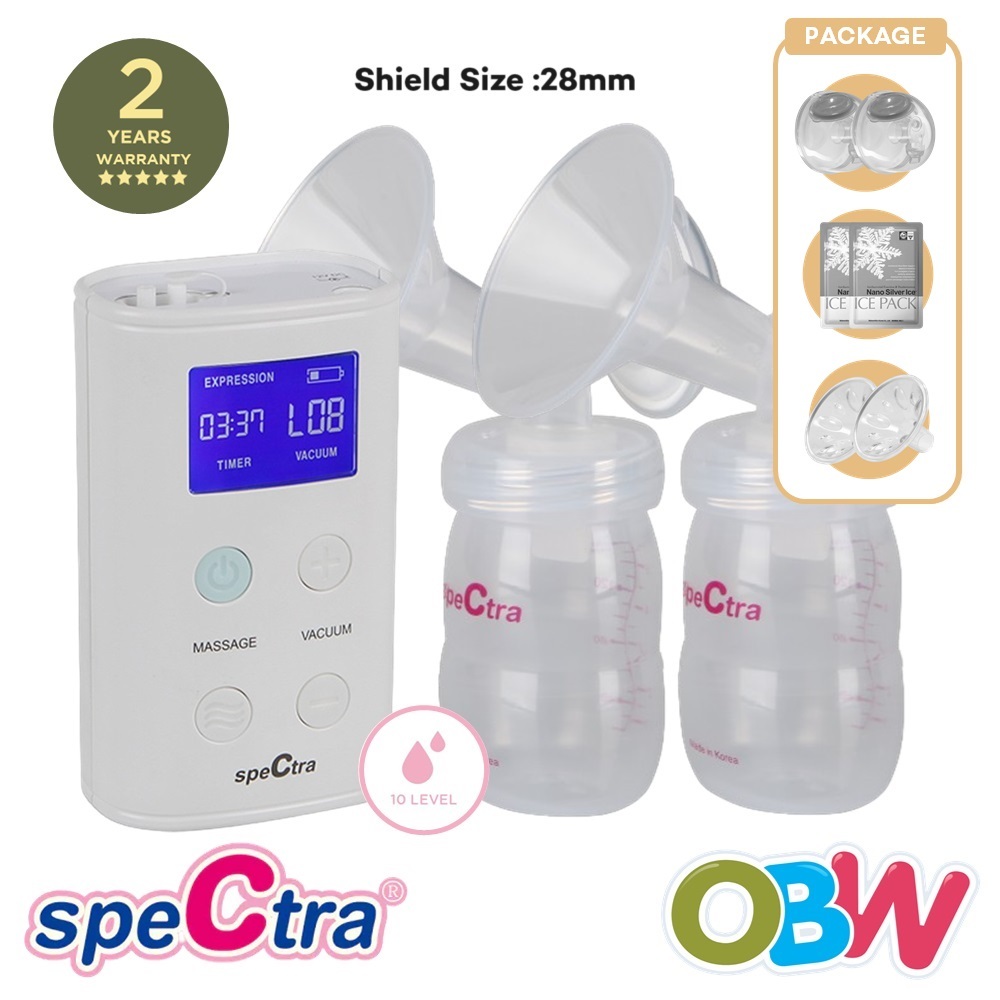Spectra 9 Plus Portable Double Electric Breastpump | 9+ with Handsfree ...