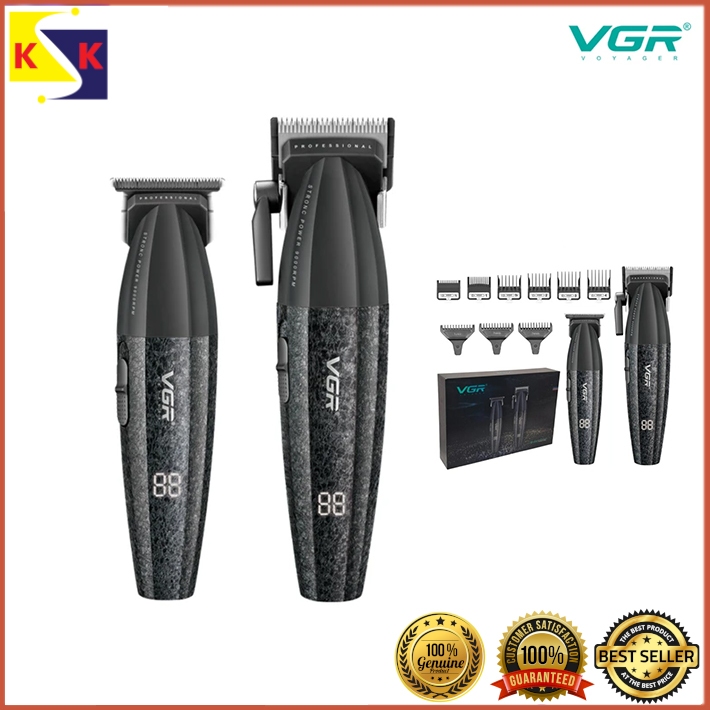 VGR V-640 Hair Clipper & Edge Trimmer Combo Set | Shopee Malaysia