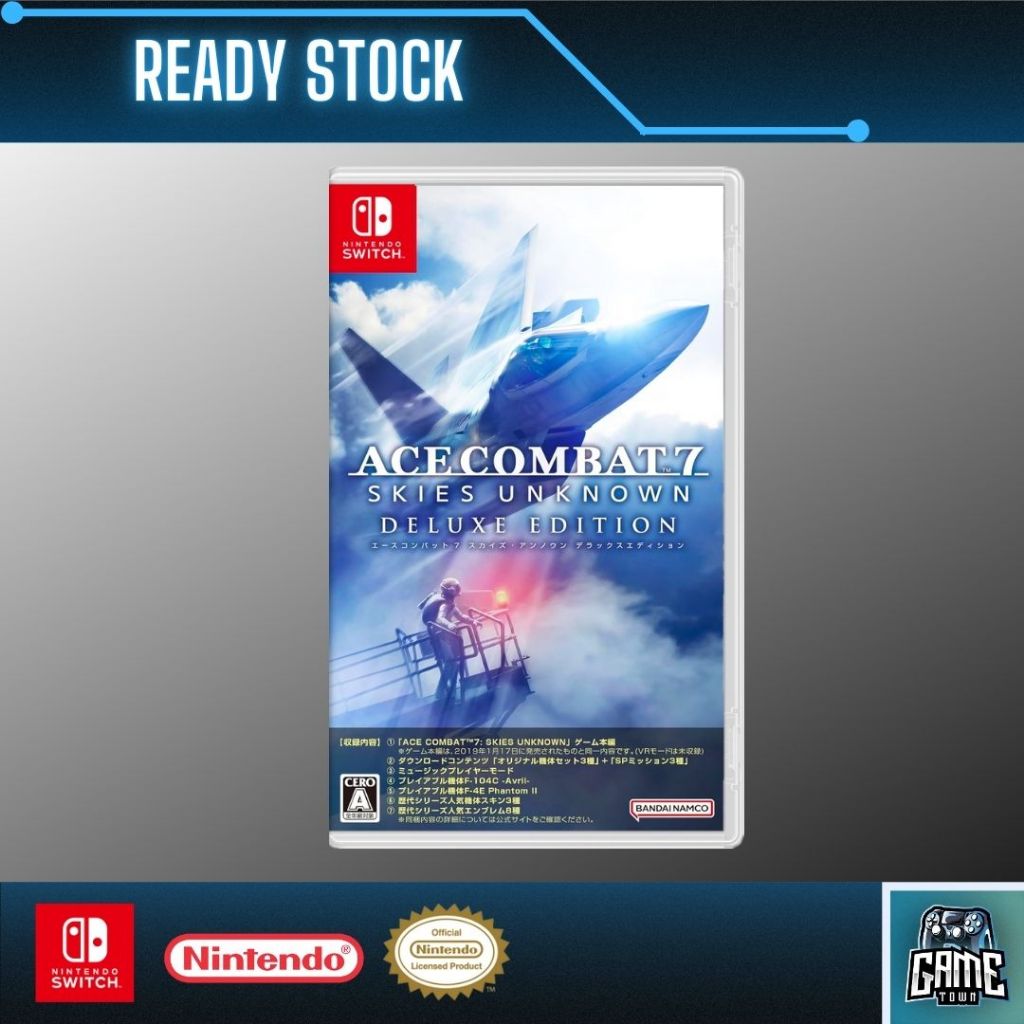 Nintendo Switch Ace Combat 7 Skies Unknown Deluxe Edition 皇牌空战 / 空战奇兵 7 ...