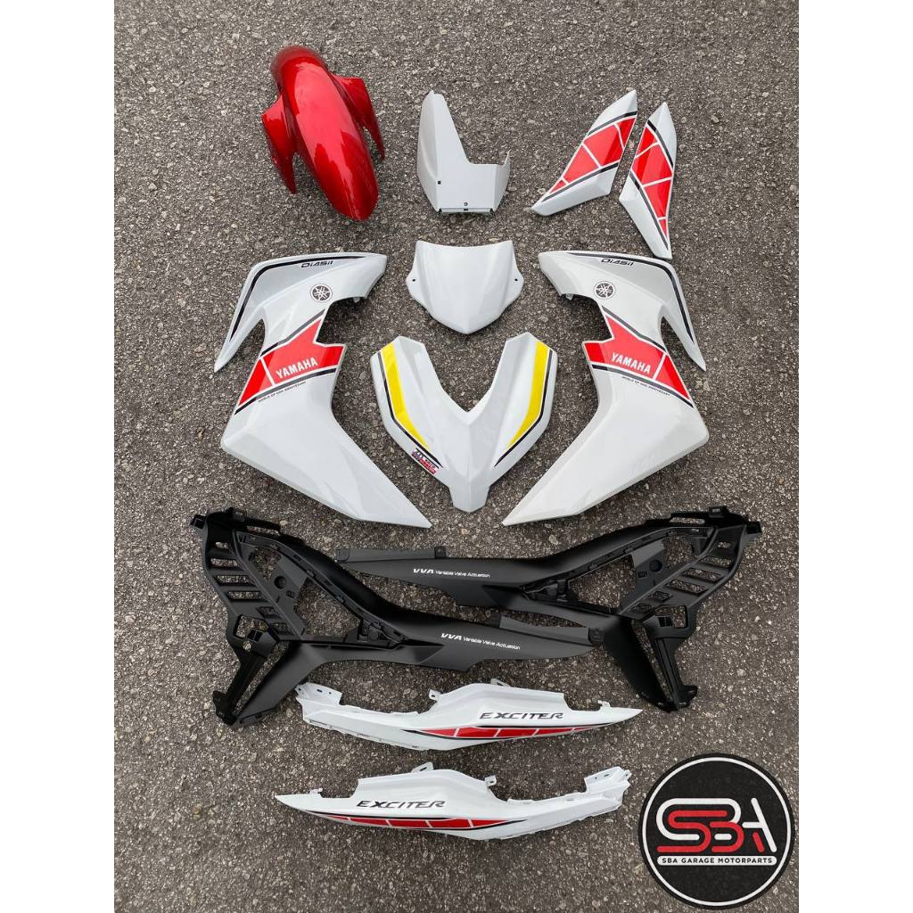 Y16 V1 V2 COVERSET Y16ZR MX KING DOCTOR VELOZI WORLD GP WHITE RED 60TH ...