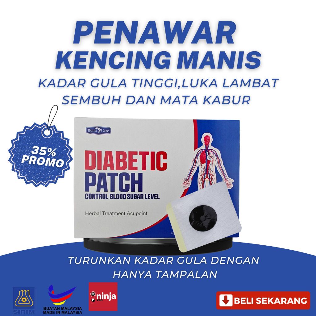 Diabetic Patch Control Blood Sugar Level | Shopee Malaysia