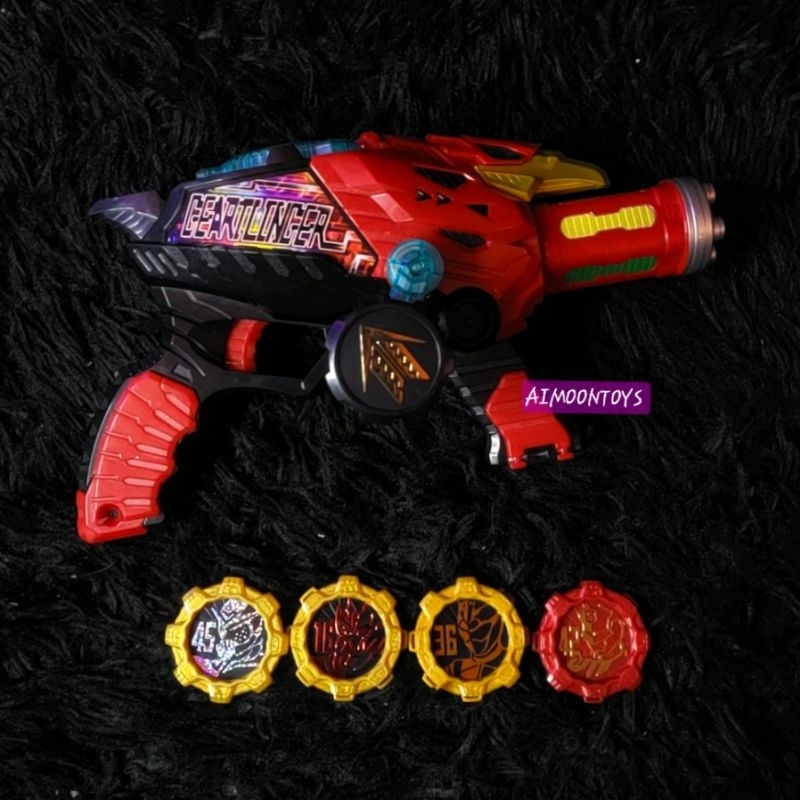 DX Geartlinger + 4x Sentai Gear Kikai Super Sentai Zenkaiger Power ...