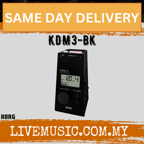 Korg KDM-3 Digital Metronome - Black / White ( KDM 3 / KDM3 ) | Shopee ...