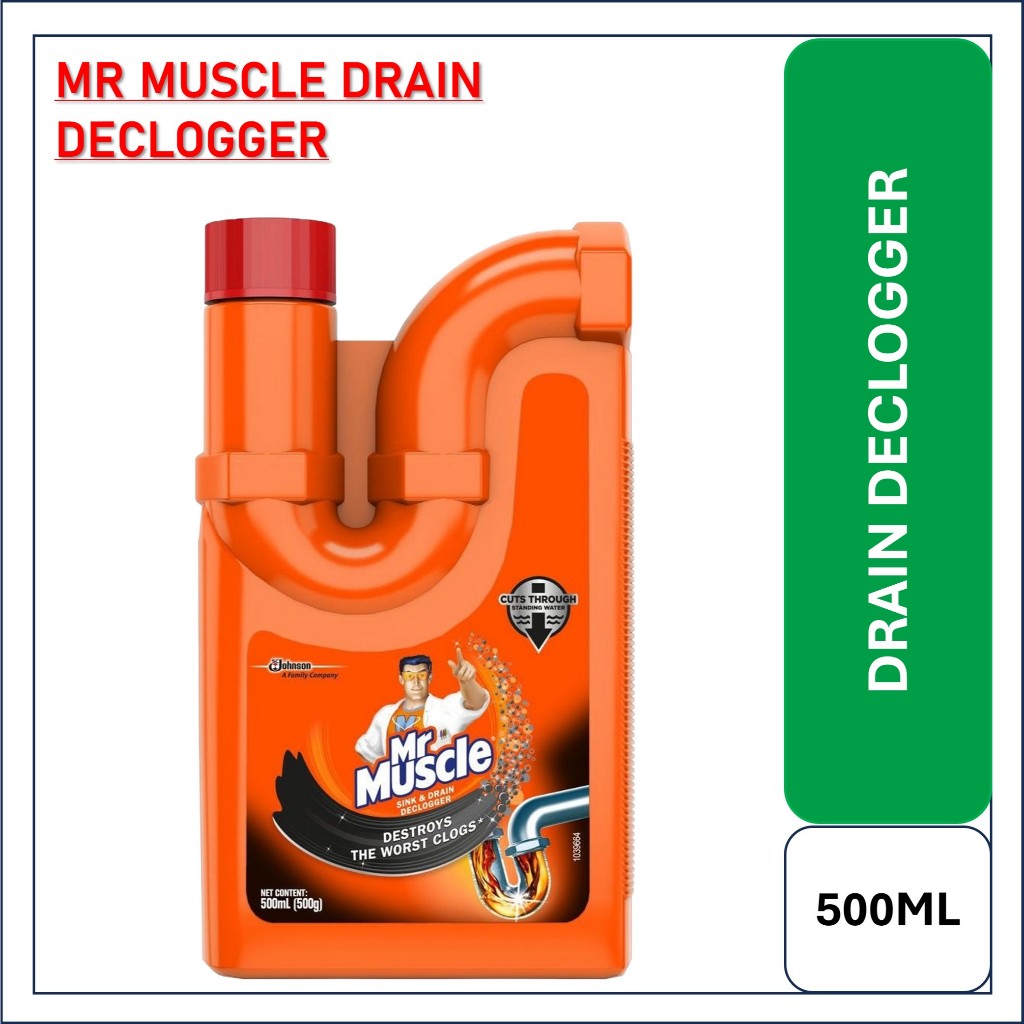 MR. MUSCLE DRAIN DECLOGGER (500ml) | Shopee Malaysia