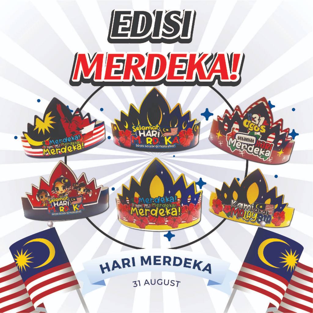Tiara merdeka / kemerdekaan / kanak-kanak / Hari merdeka | Shopee Malaysia