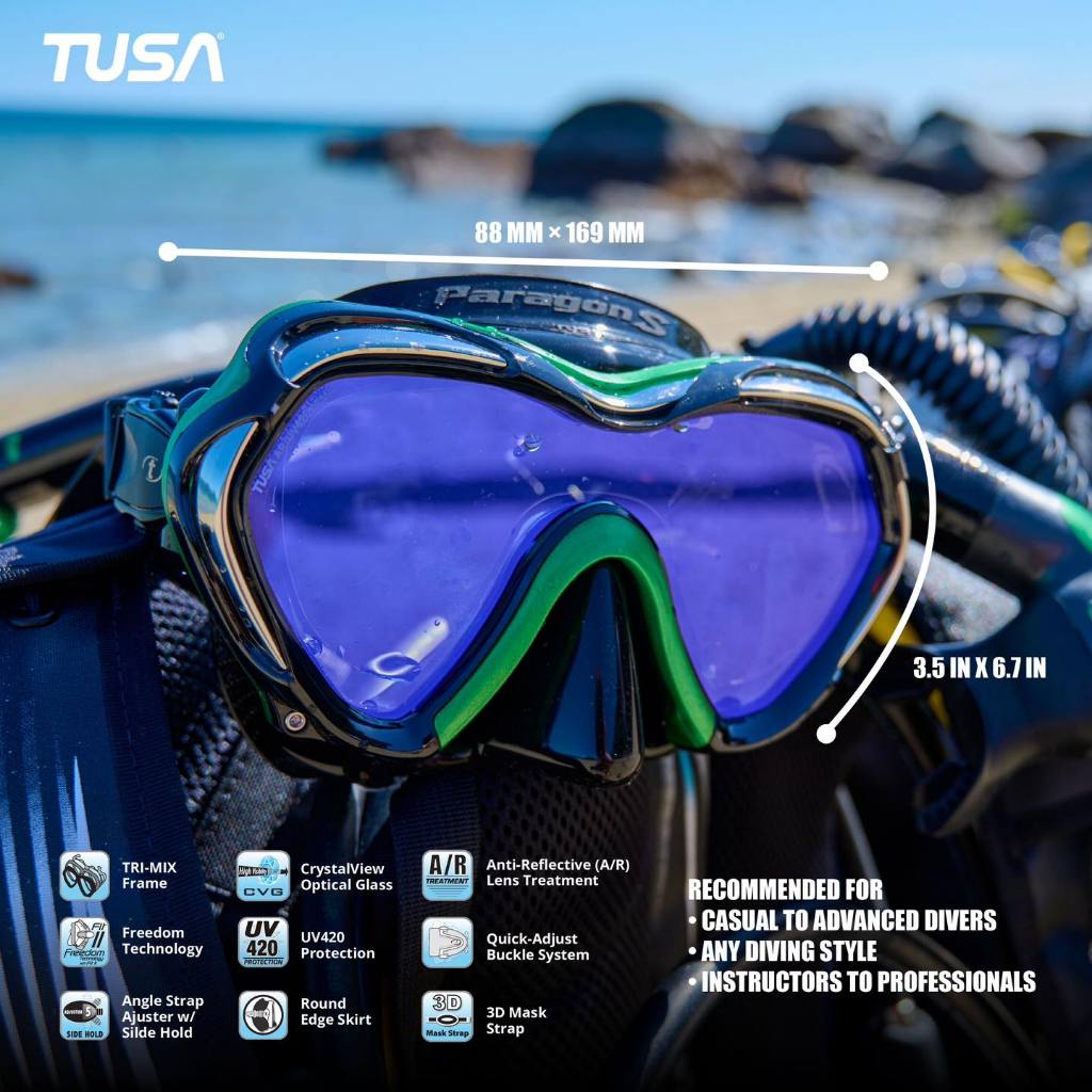 TUSA Paragon S M1007S Diving Mask | Shopee Malaysia