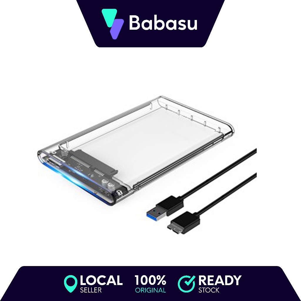 FIDECO USB 3.0 External Hard Drive Enclosure Casing for 2.5 inch 7mm/9 ...