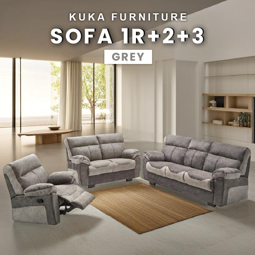 Modern Sofa 1+2+3 Seater Sofa Murah Sofa Premium Sofa Quality Cushion ...