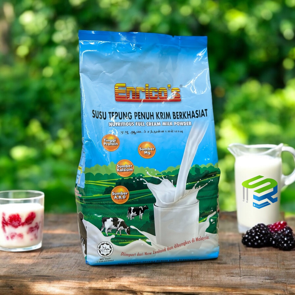Enrico's Full Cream Milk Powder 900G | Susu Tepung Penuh Krim | 900G x 1 Packet | Shopee Malaysia