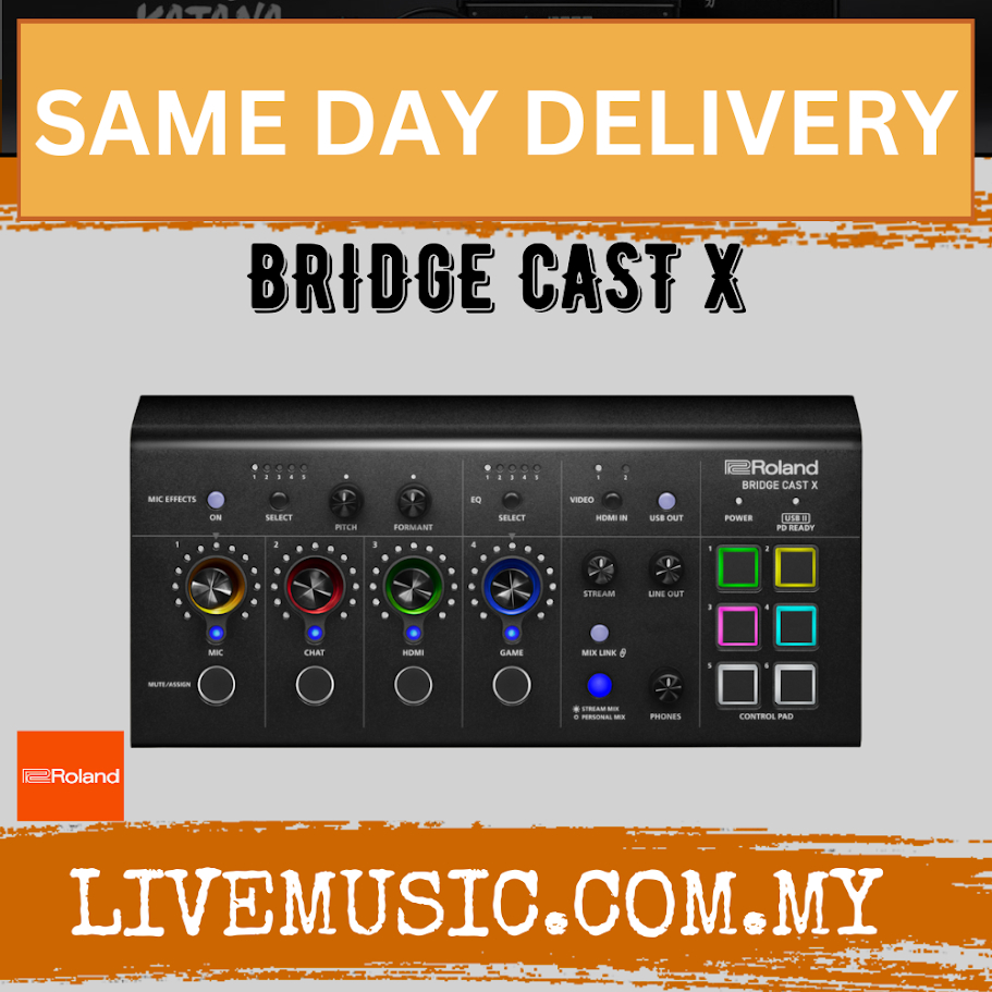 Roland Bridge Cast X Dual-bus Pro Streaming Mixer ( BridgeCast ...